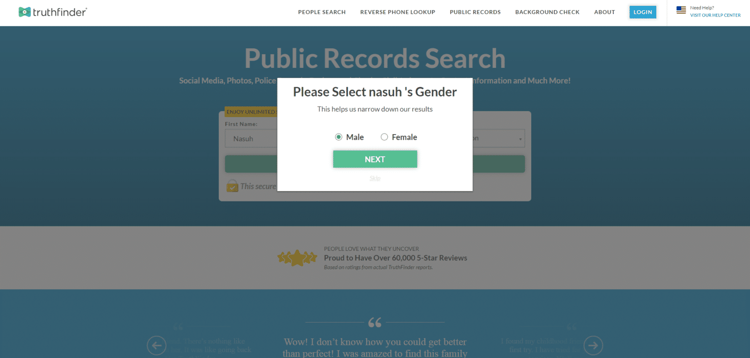 TruthFinder Free Trial [2023] - Get Unlimited Reports - Only $1.00